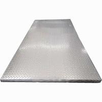 China SS 304 Stainless Steel Chequered Plate Cold Rolled 1500mm Width 0.1-3mm Thickness for sale