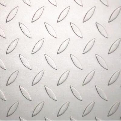 China SS 304 Stainless Steel Chequered Plate Cold Rolled 1500mm Width 0.1-3mm Thickness for sale