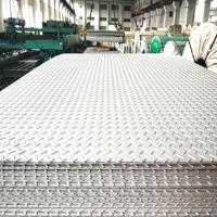 China Austenitic Checkered Stainless Steel Plate 304L 316L Embossed Sheet 3mm Thickness 1500mm Width for sale