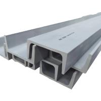 China U Channel Stainless Steel Structural Profile JIS SS 316L 5800mm Length Hot Rolled for sale
