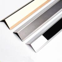 China AISI 430 304 Stainless Steel Angle Trim Equal Bar S32205 for sale