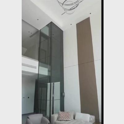 China Safe & Reliable Screw-Driven Elevator | Stainless Steel Design with Emergency Stop Button for sale