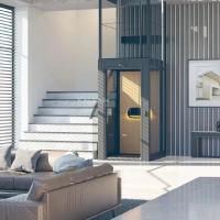 China Compact 500 kg Screw-Driven Home Elevator for Indoor Installations for sale