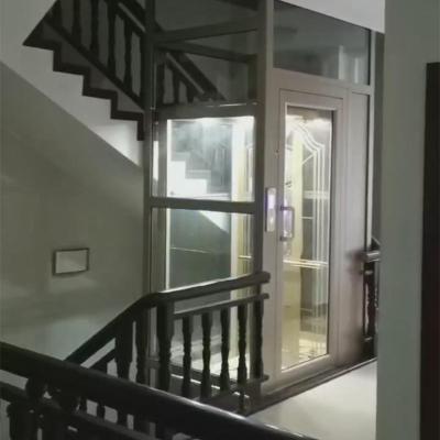 China Small Residential Elevator – 3 Passenger Compact Home Lift with Sleek Modern Design for sale