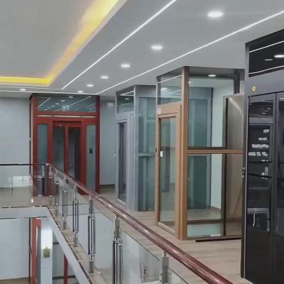 China Customizable Traction Home Elevator | Sleek Aluminium & Steel Design for sale
