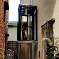 China Naked-Cabin Hydraulic Residential Lift – 5 Floors, Shaftless Design for sale