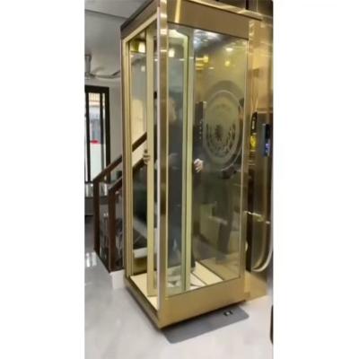 China Customizable Pitless Home Elevator | 400kg Hydraulic Lift for sale