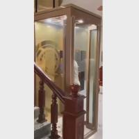 China High-Capacity Home Elevator | 1 Ton Hydraulic Lift with Custom Finishes for sale