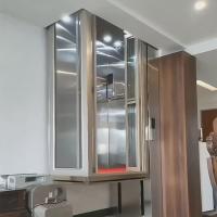 China Elegant Glass Home Elevator | Quiet Hydraulic Lift for Modern Houses for sale