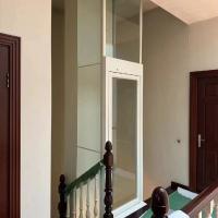 China Single‑Phase Pitless Hydraulic Home Elevator with Automatic Doors – 5 Stops, 14.5 m for sale