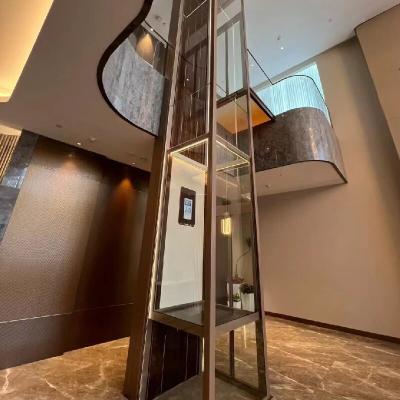 China 304 Stainless-Steel Cabin Hydraulic Home Elevator – Pitless, 5 Stops for sale
