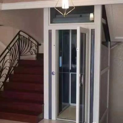 China 304 Stainless-Steel Hydraulic Home Elevator – 14.5 m, 5 Stops for sale