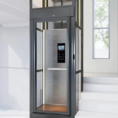 China 14.5 m Pitless Hydraulic Home Elevator with 5 Stops & Automatic Doors for sale