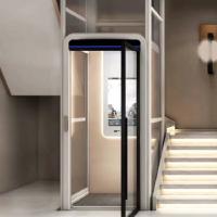 China 304 Stainless-Steel Hydraulic Home Elevator with Automatic Doors for sale