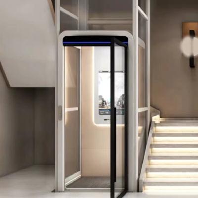 China 304 Stainless-Steel Hydraulic Home Elevator with Automatic Doors for sale