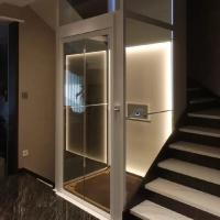 China 14.5 m Single-Phase Hydraulic Home Elevator with Emergency Stop for sale