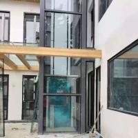 China 5-Stop Pitless Hydraulic Home Elevator with Automatic Doors for sale