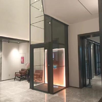 China 4.7 kW Microprocessor Hydraulic Home Elevator with Safety Features for sale
