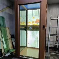 China Stainless-Cabin Hydraulic Home Elevator – 14.5 m, 5 Stops for sale
