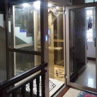 China Residential See-Through Hydraulic Elevator – Compact Pitless Home Lift for sale