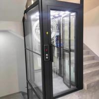 China Single-Phase Deck-Floor Residential Hydraulic Elevator – Automatic Door for sale