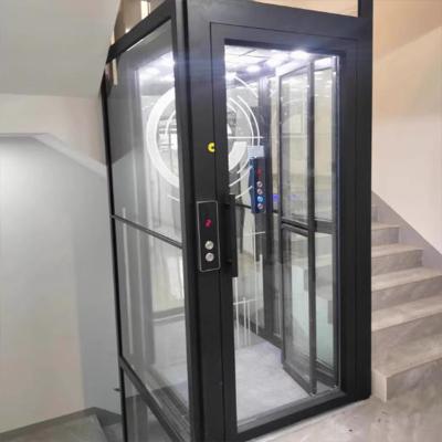 China Single-Phase Deck-Floor Residential Hydraulic Elevator – Automatic Door for sale