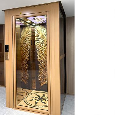 China 2.2 kW Pitless Hydraulic Home Elevator – Stainless Steel & Aluminium Cabin for sale