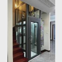 China Industrial Style MRL Home Elevator | 400kg Custom Cabin for sale