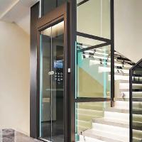 China Gearless Traction Home Elevator – Up to 30 m, 0.6 m/s, 400–1000 kg for sale