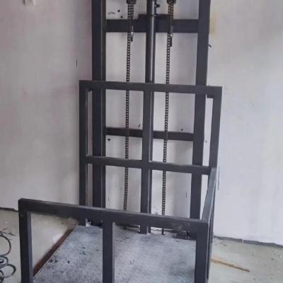 China Industrial Hydraulic Cargo Lift with PLC Control and Safety Interlock for sale
