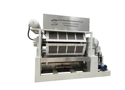 China Paper Molding 5by8 Fully Automatic Egg Tray Machine With Metal Dryer for sale