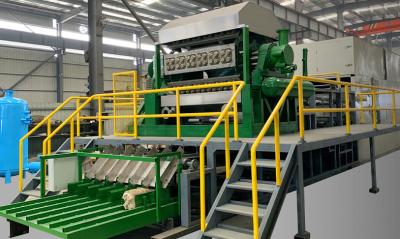 China Recycling Paper 4-4 Egg Tray Molding Machine Semi Automatic for sale