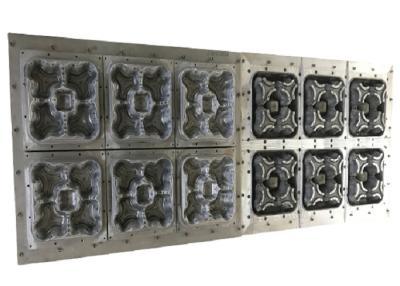 China Small Medium Rotary Egg Tray Machine 2000pcs/hr Waste Paper Pulp Molding for sale