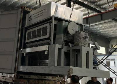 China Aluminum Mold Poultry Fully Automatic Egg Tray Machine 100kw for sale