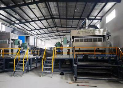 China 8 Rotary Side 32 Moulds Egg Tray Machine 4000 Pcs/Hr Pulp Moulding Equipment for sale
