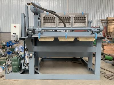 China 1000 Pcs/Hr Small Scale Egg Carton Making Machine Sun Drying Without Dryer for sale