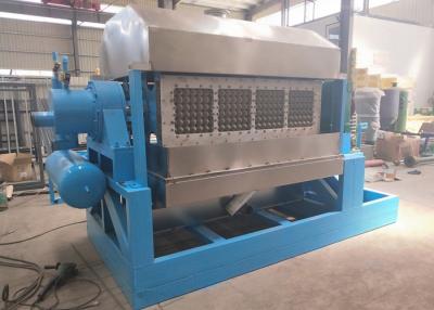 China Semi Automatic Egg Tray Making Machine 2000pcs/h Brick Oven Drying 380V for sale