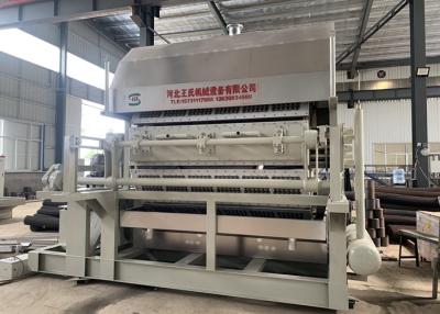 China 6 by 8 Rotary Egg Tray Machine 6500pcs per Hour 120kw 52 Molds for sale