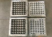 China Cast Aluminum 12 Hole Egg Tray Forming Mold for Pulp Molding Machine 1x4 for sale
