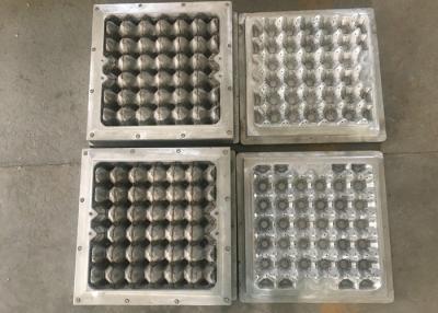 China Cast Aluminum 12 Hole Egg Tray Forming Mold for Pulp Molding Machine 1x4 for sale
