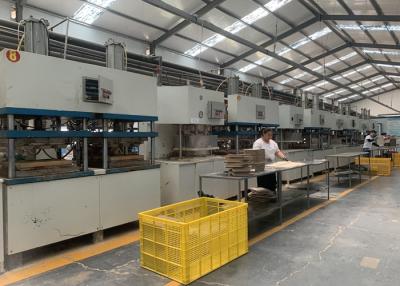 China CE 2-3 T/D Paper Plate Machine 48000x2980x5450 mm 40-90 m/min Pulp Molding Line for sale