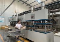 China Bagasse Pulp Molding Machine 210kw 30T Paper Plate Making Machine 350 Pcs/Hr for sale