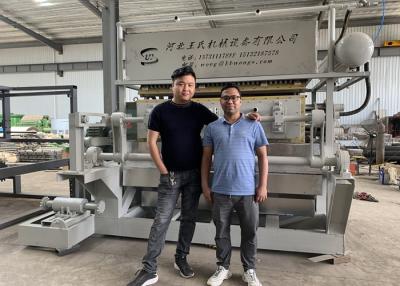 China Wong's 4000 Pcs/Hr Egg Tray Vacuum Forming Machine 1490x470mm Template CE ISO for sale