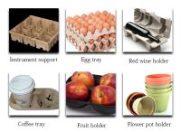 China 8 Sides Paper Pulp 6000pcs/Hr Egg Tray Moulding Machine With Dryer for sale