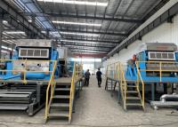 China 6 Layer Metal Egg Tray Dryer 22m Chain Drying Line Natural Gas 40x15x5m for sale