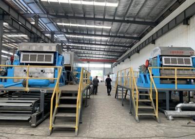 China 6 Layer Metal Egg Tray Dryer 22m Chain Drying Line Natural Gas 40x15x5m for sale