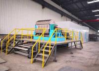 China 4 by 4 Rotary Egg Tray Production Line 20 Molds 1490x470mm with Dryer 3000 pcs/hr for sale