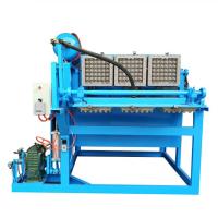 China Copper 3 Pcs Egg Tray Packaging Machine 1000pcs Per Hour 30 Holes Open for sale