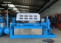 China Half Rotary Waste Paper Egg Tray Machine 1500pcs/h 240kg/h Water Consumption for sale