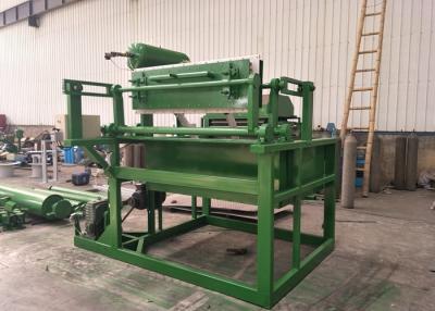 China Semi Automatic Egg Tray Machine 1000 Pcs/Hr 28kw Waste Paper Pulp Molding for sale